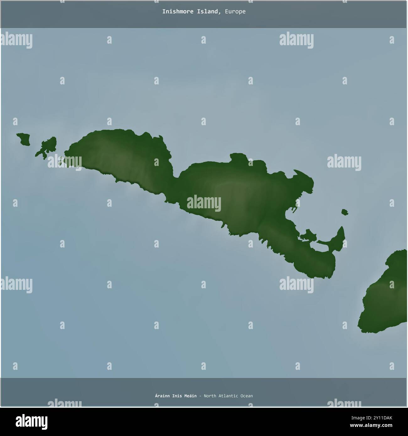 Inishmore Island in the North Atlantic Ocean, belonging to Ireland ...