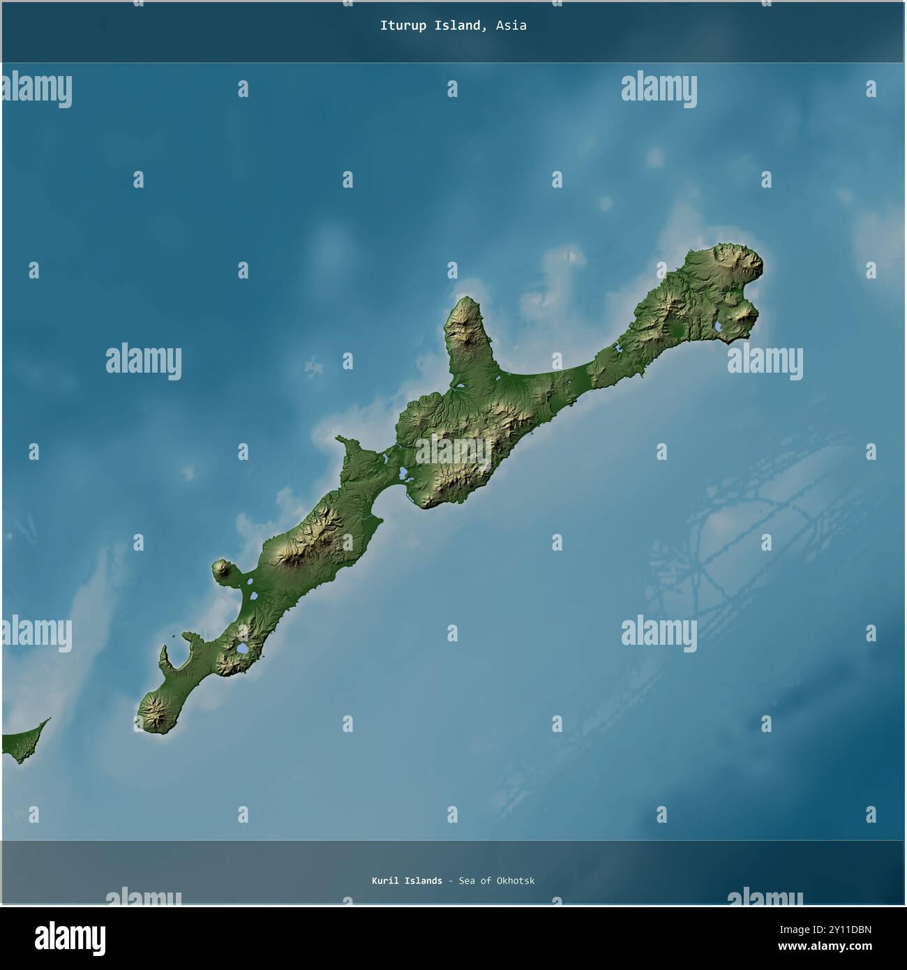 Map of kuril islands hi-res stock photography and images - Alamy