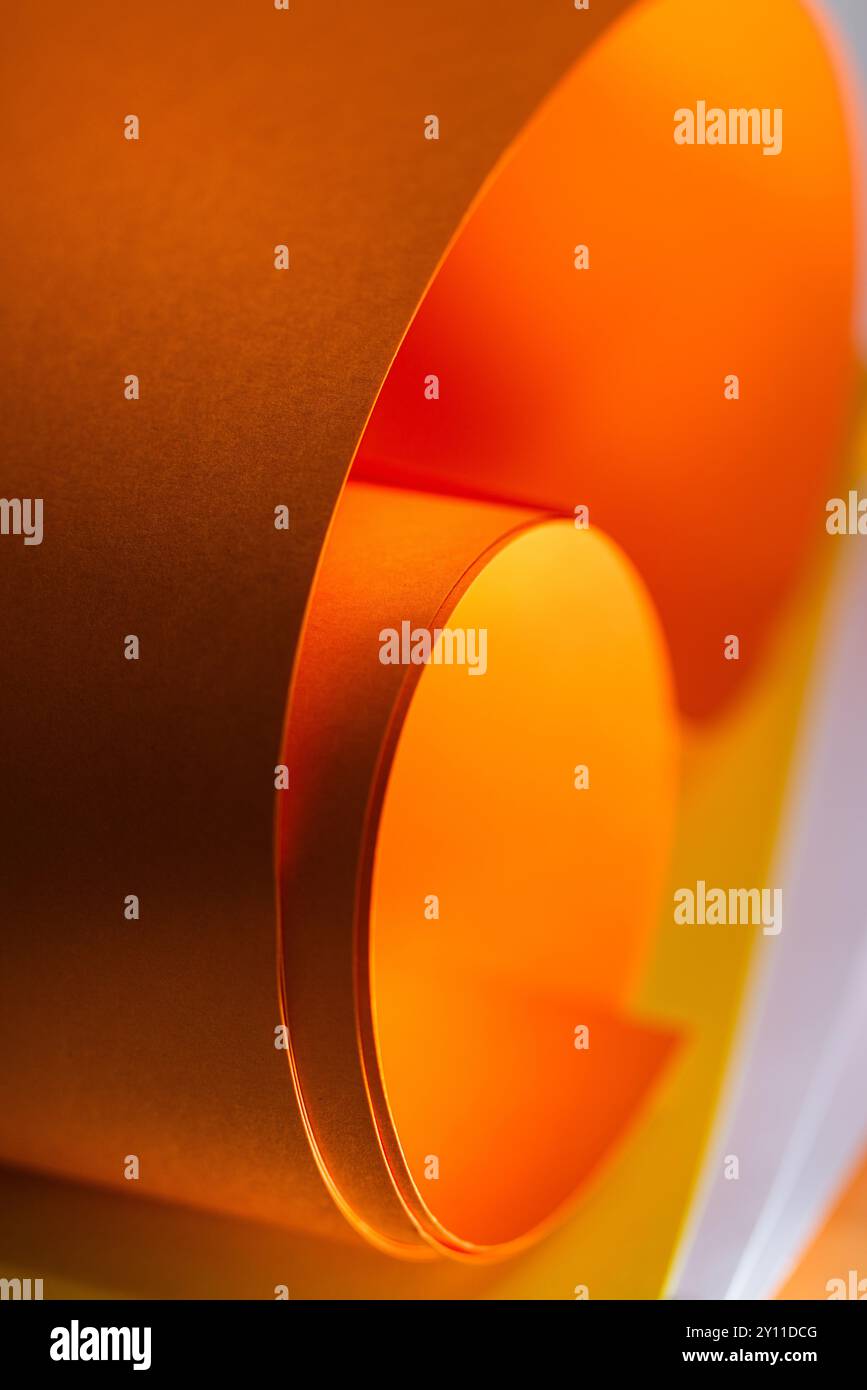 Abstract background wavy sheets of paper. Desktop backdrop. Macro ...