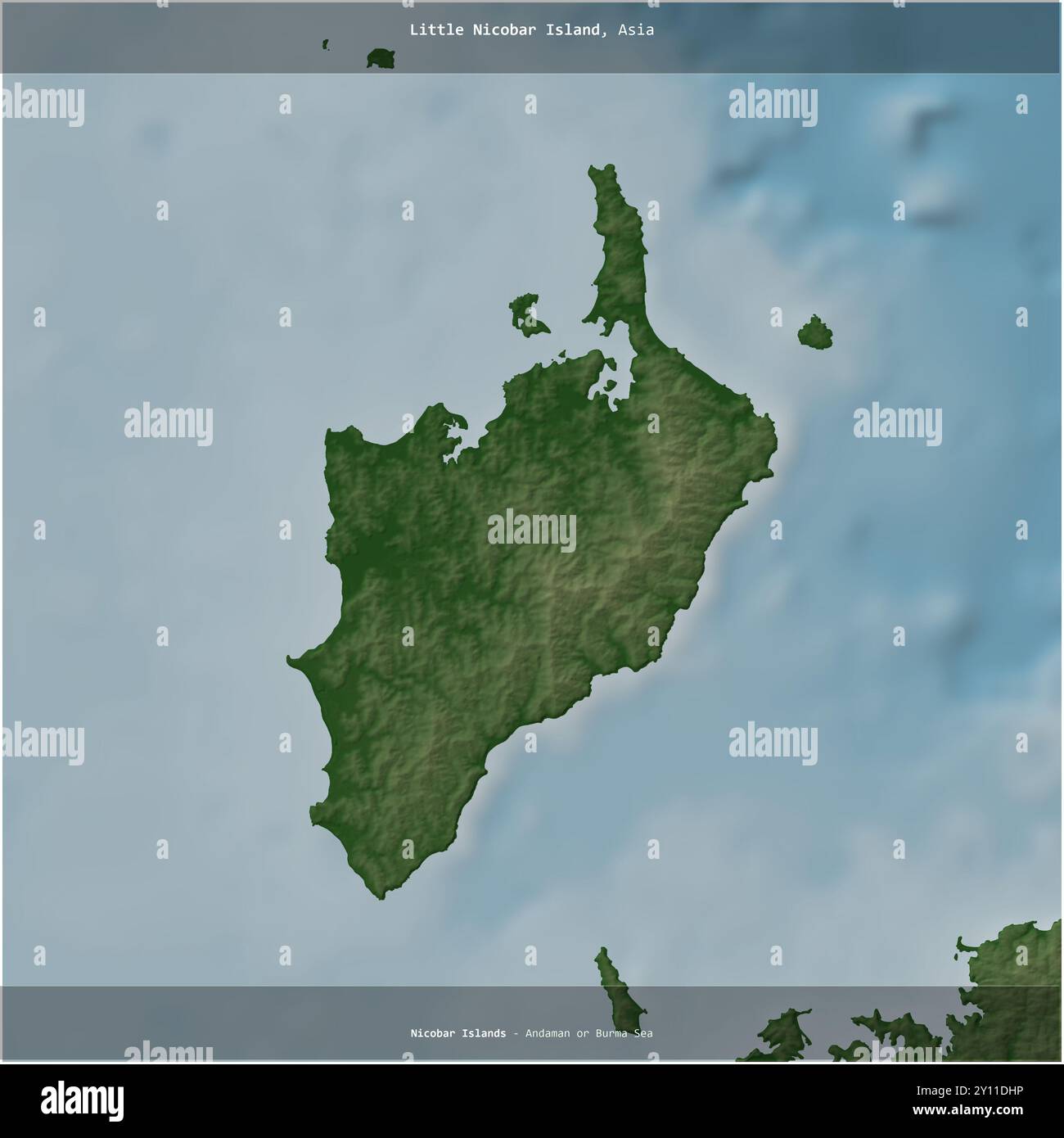 Little Nicobar Island in the Andaman or Burma Sea, belonging to India ...