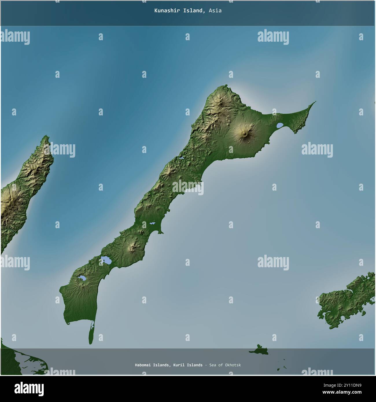 Map of kuril islands hi-res stock photography and images - Alamy