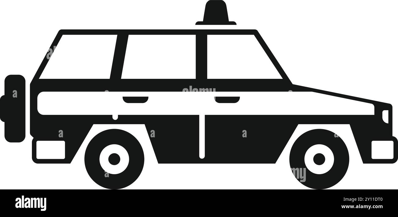 Car lights on a black background Stock Vector Images - Alamy