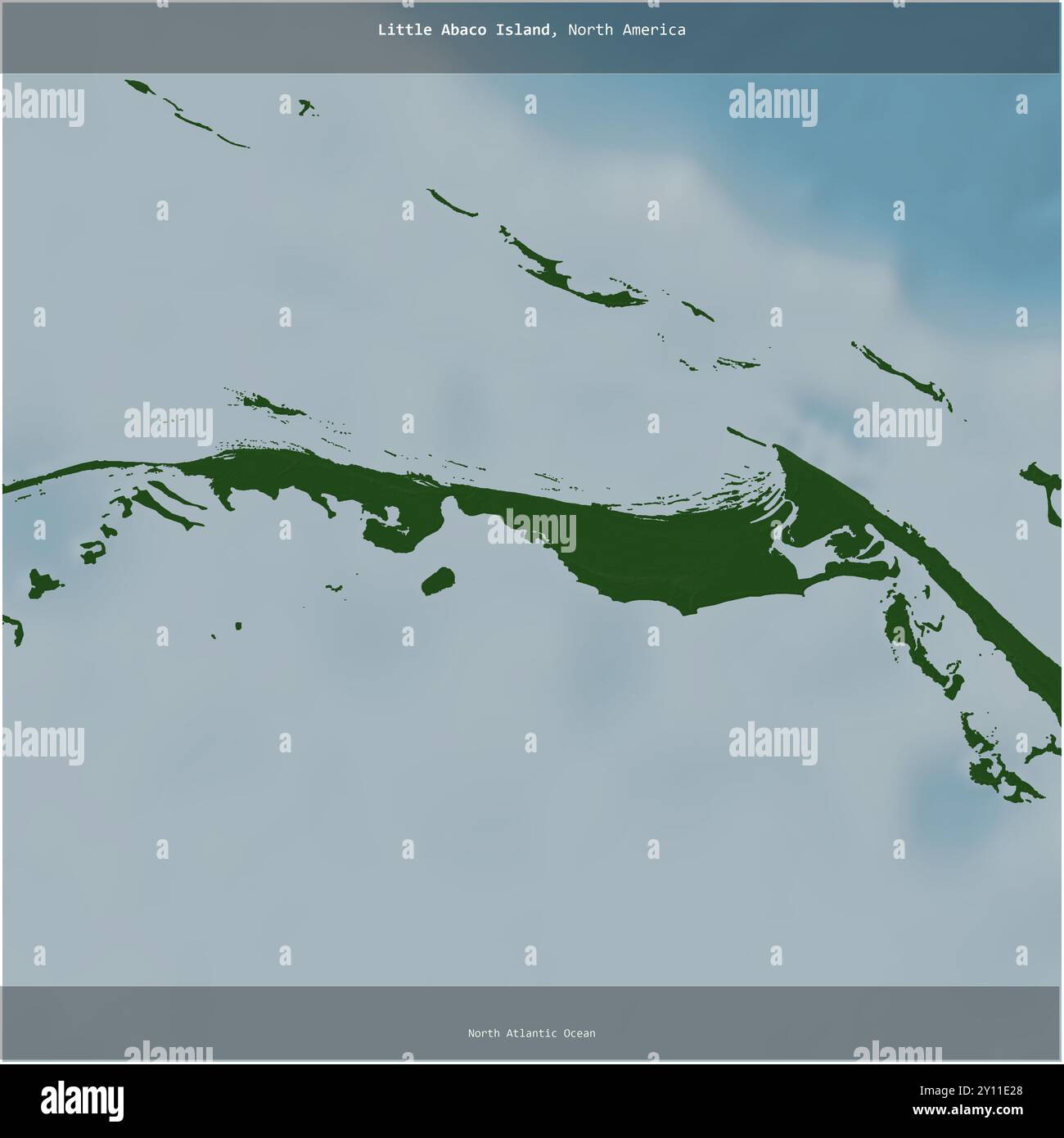 Little Abaco Island in the North Atlantic Ocean, belonging to Bahamas ...