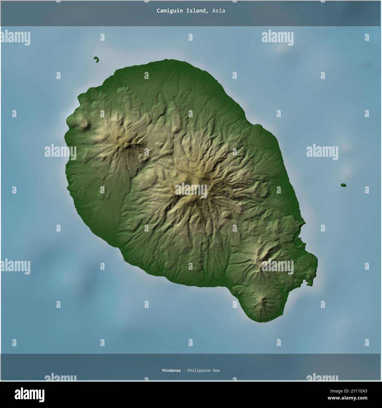 Camiguin Island in the Philippine Sea, belonging to Philippines ...