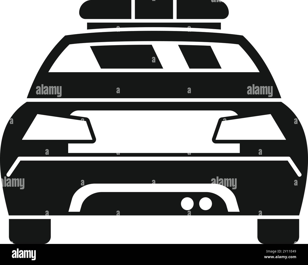 Back of car driving away Stock Vector Images - Alamy