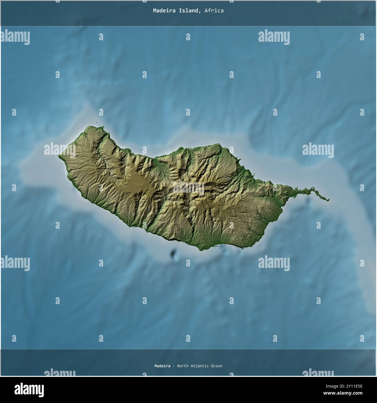 Madeira Island in the North Atlantic Ocean, belonging to Portugal ...