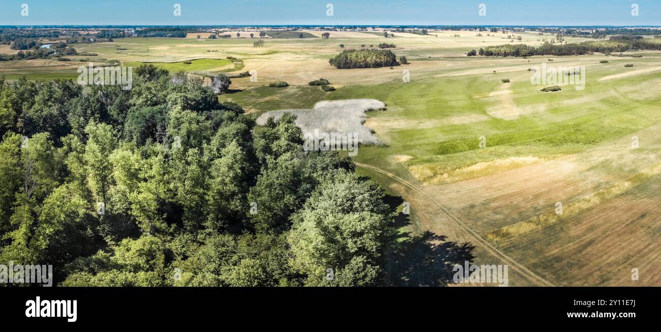 Aerial view poland countryside natural hi-res stock photography and ...