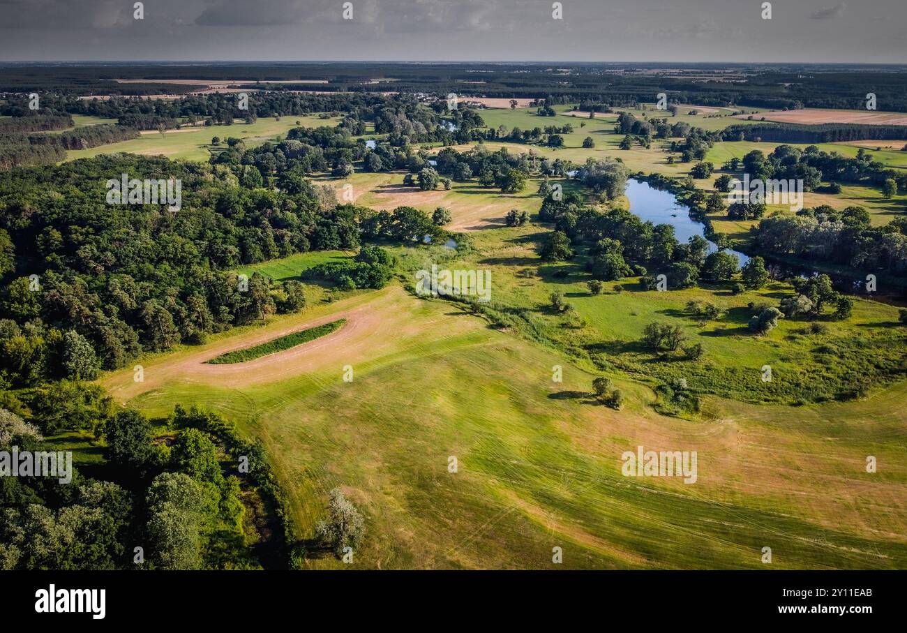 Meadow aerial hi-res stock photography and images - Alamy