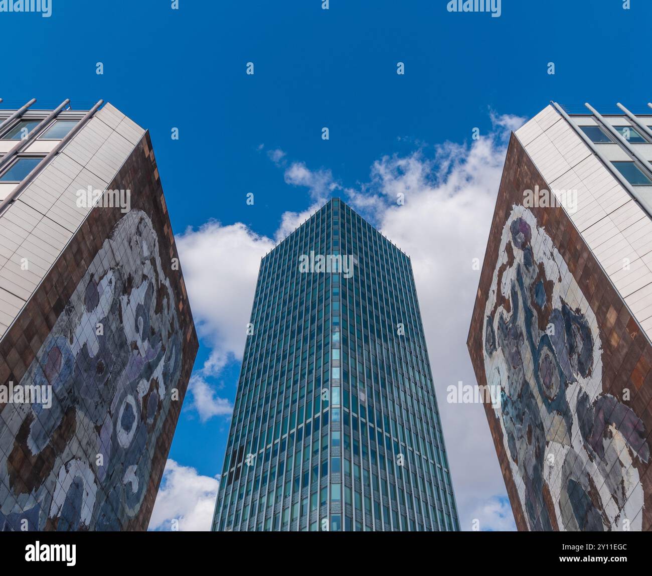 Paris, France - 08 25 2024 : the Jussieu tower in the Pierre and Marie ...