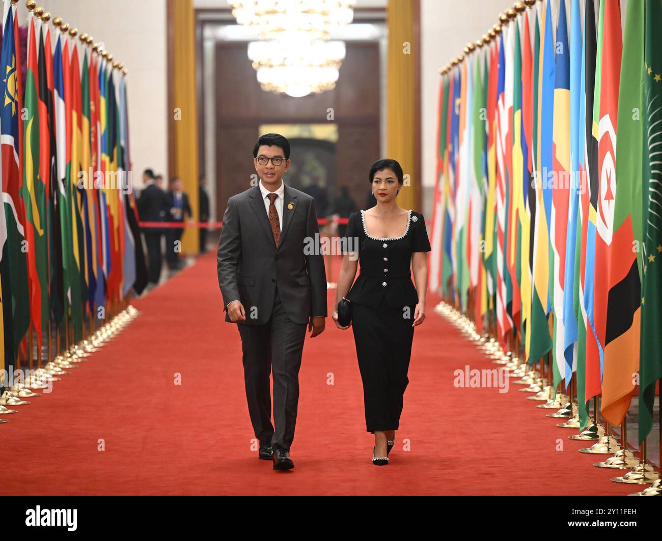Beijing, China. 4th Sep, 2024. President of the Republic of Madagascar ...
