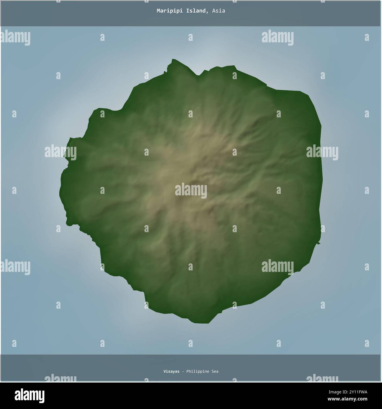 Maripipi Island in the Philippine Sea, belonging to Philippines ...