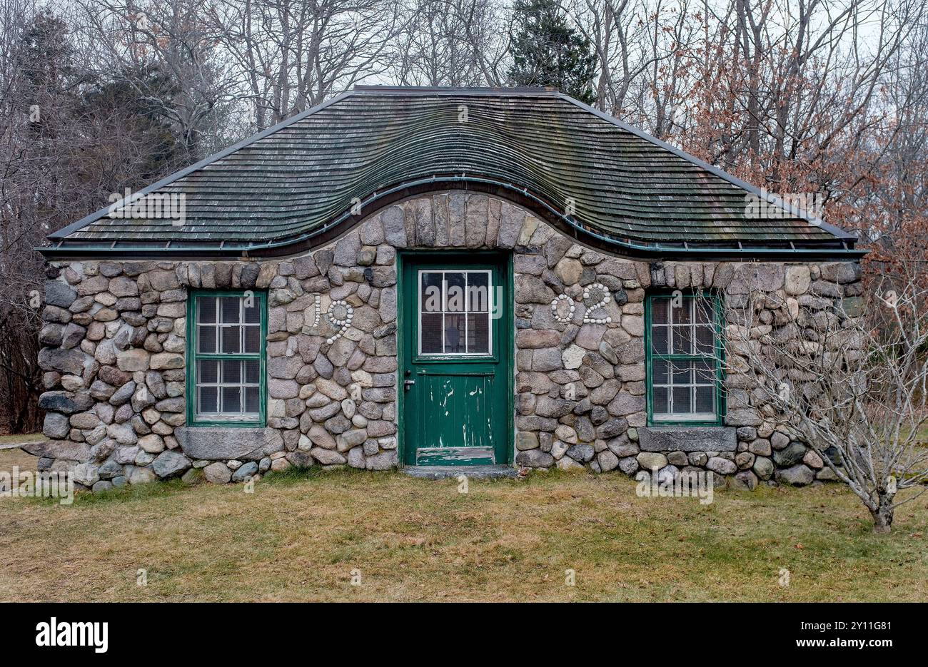 Old stone green house hi-res stock photography and images - Alamy
