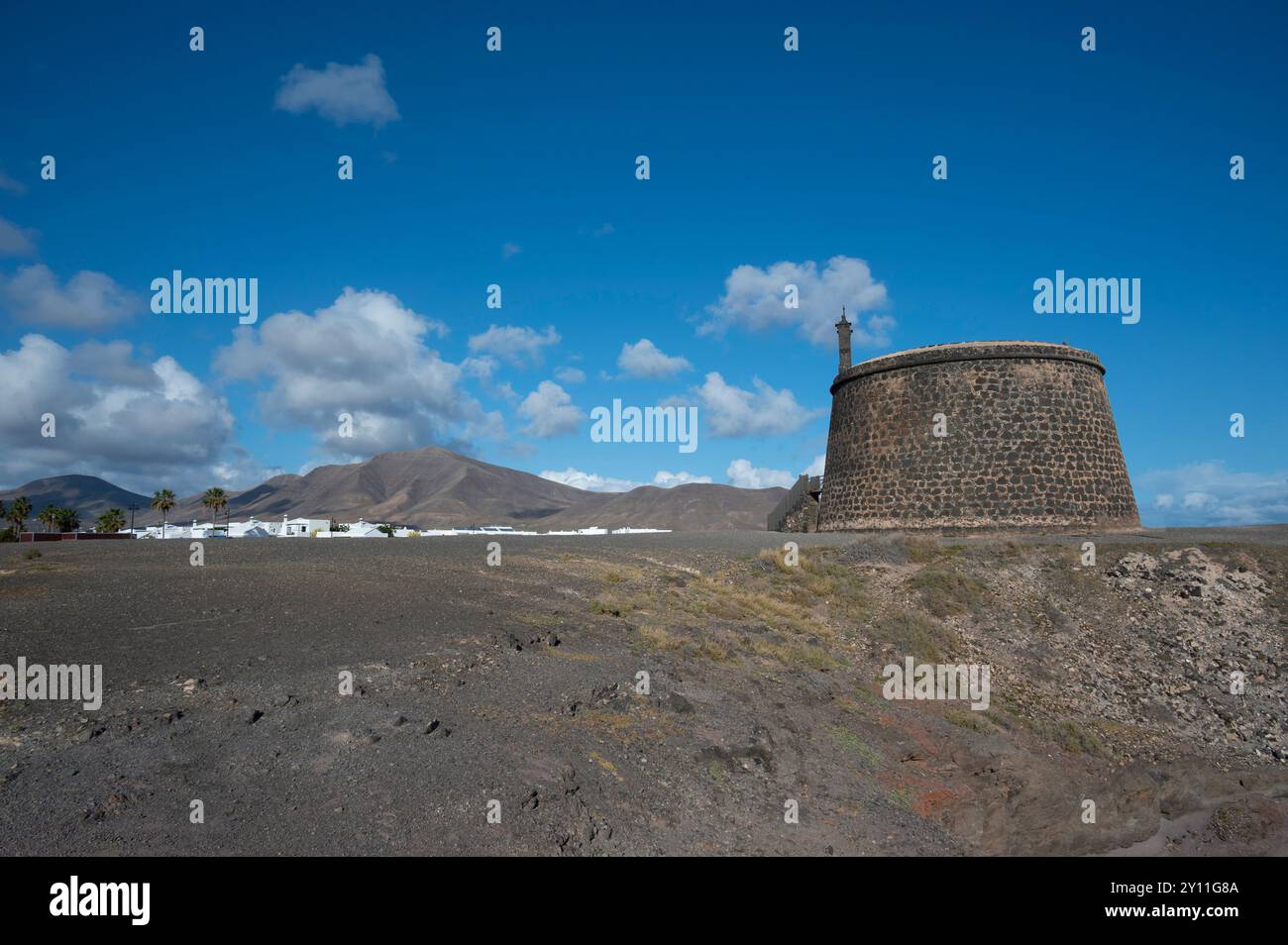 Castillo de san marcial de rubicon de femes hi-res stock photography ...