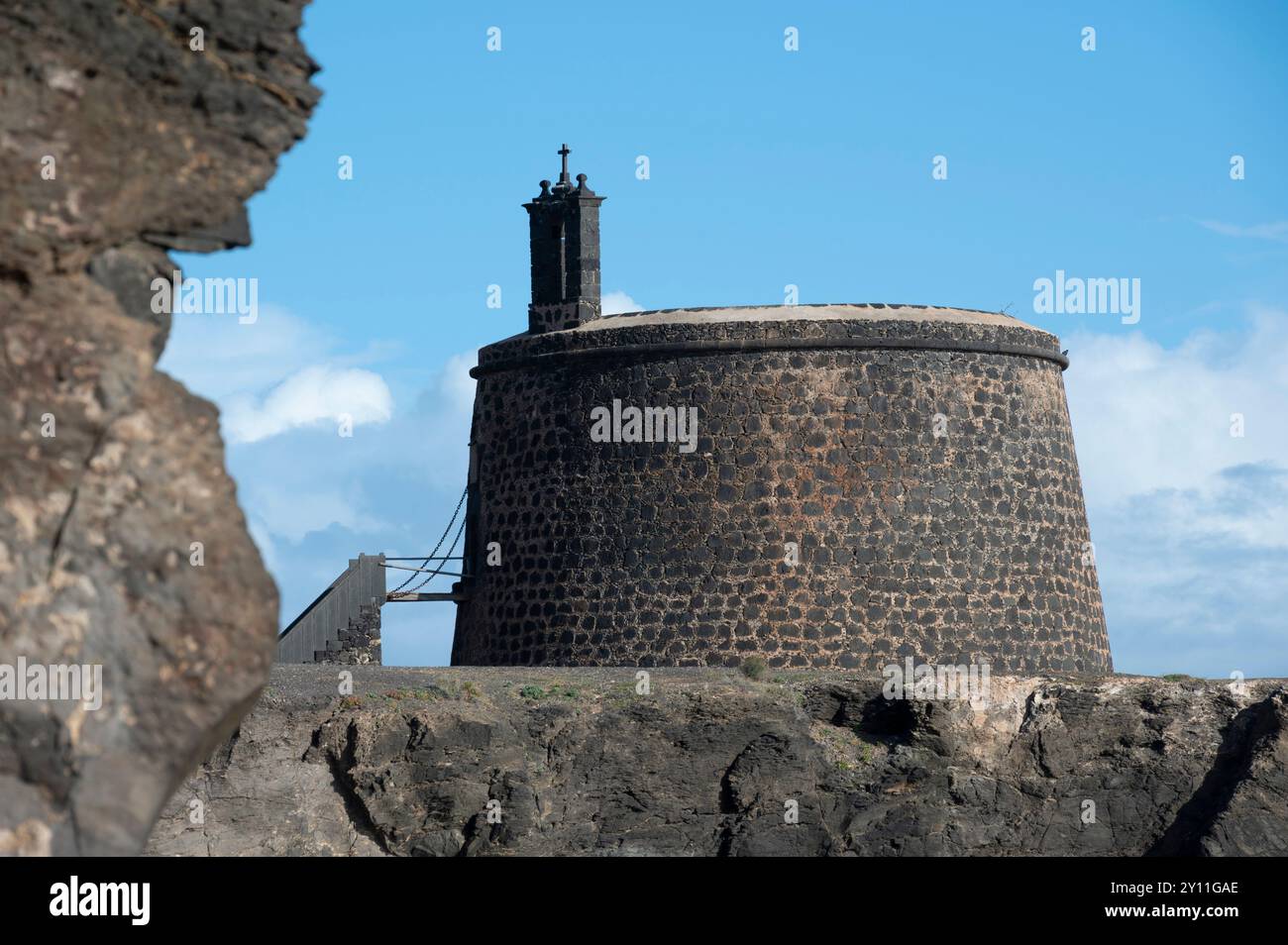 Castillo de san marcial de rubicon de femes hi-res stock photography ...