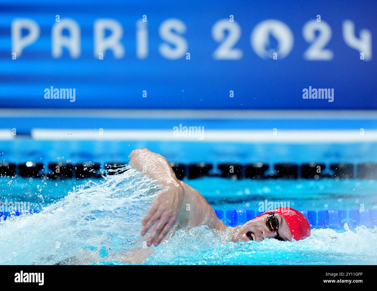 Great Britain's Matthew Redfern in the Mixed 4x100m Freestyle Relay 49 ...