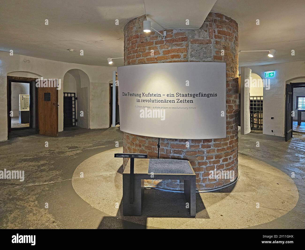 Kufstein Fortress, prison cells in the Kaiserturm, Kufstein, Inntal ...