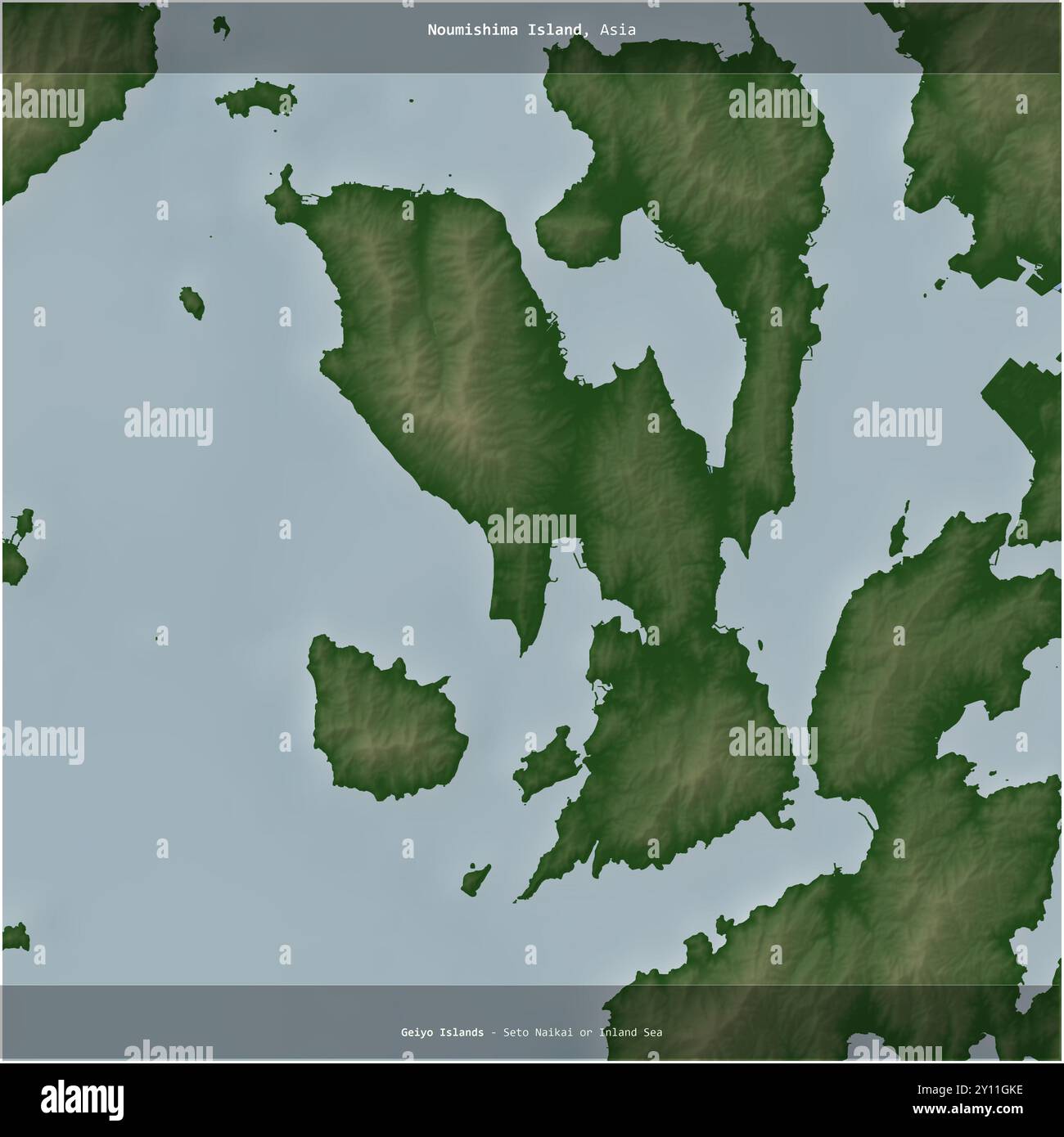 Noumishima Island in the Seto Naikai or Inland Sea, belonging to Japan ...