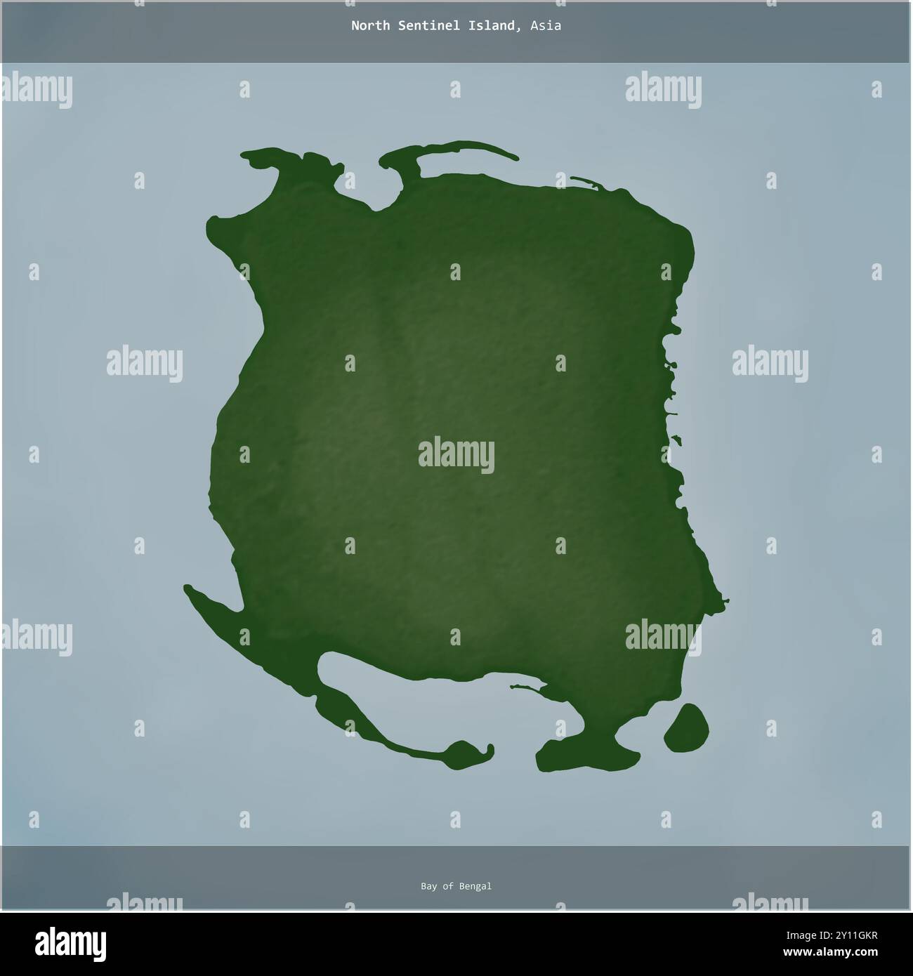 North sentinel island map hi-res stock photography and images - Alamy