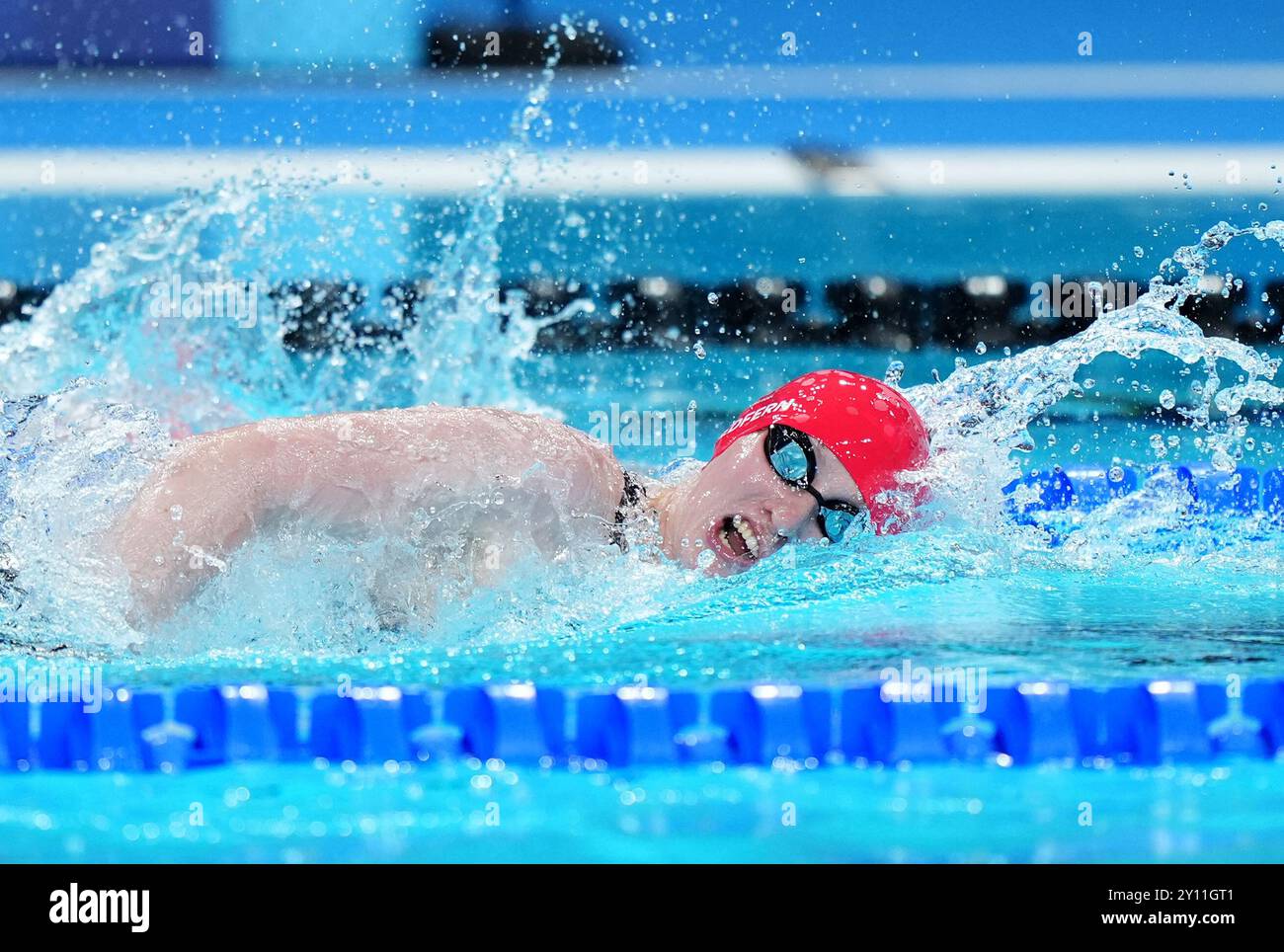 Great Britain's Rebecca Redfern in the Mixed 4x100m Freestyle Relay 49 ...