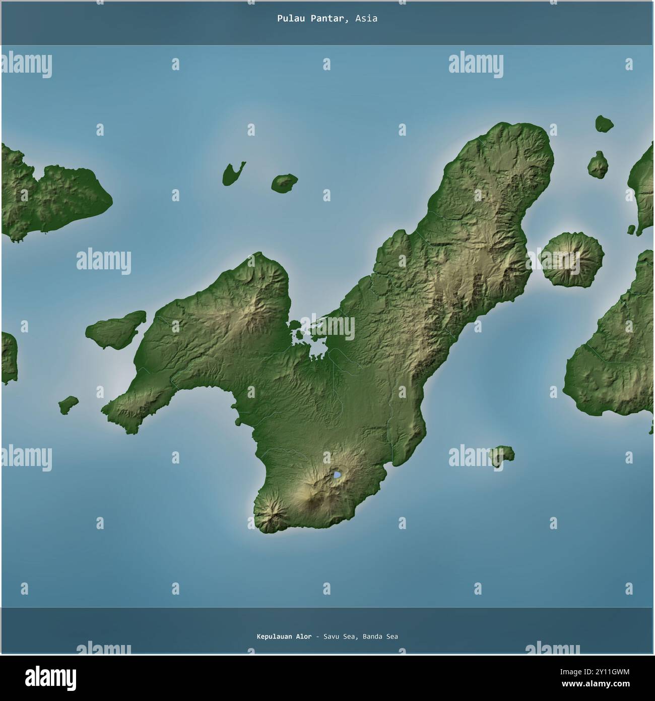Alor island indonesia map hi-res stock photography and images - Alamy
