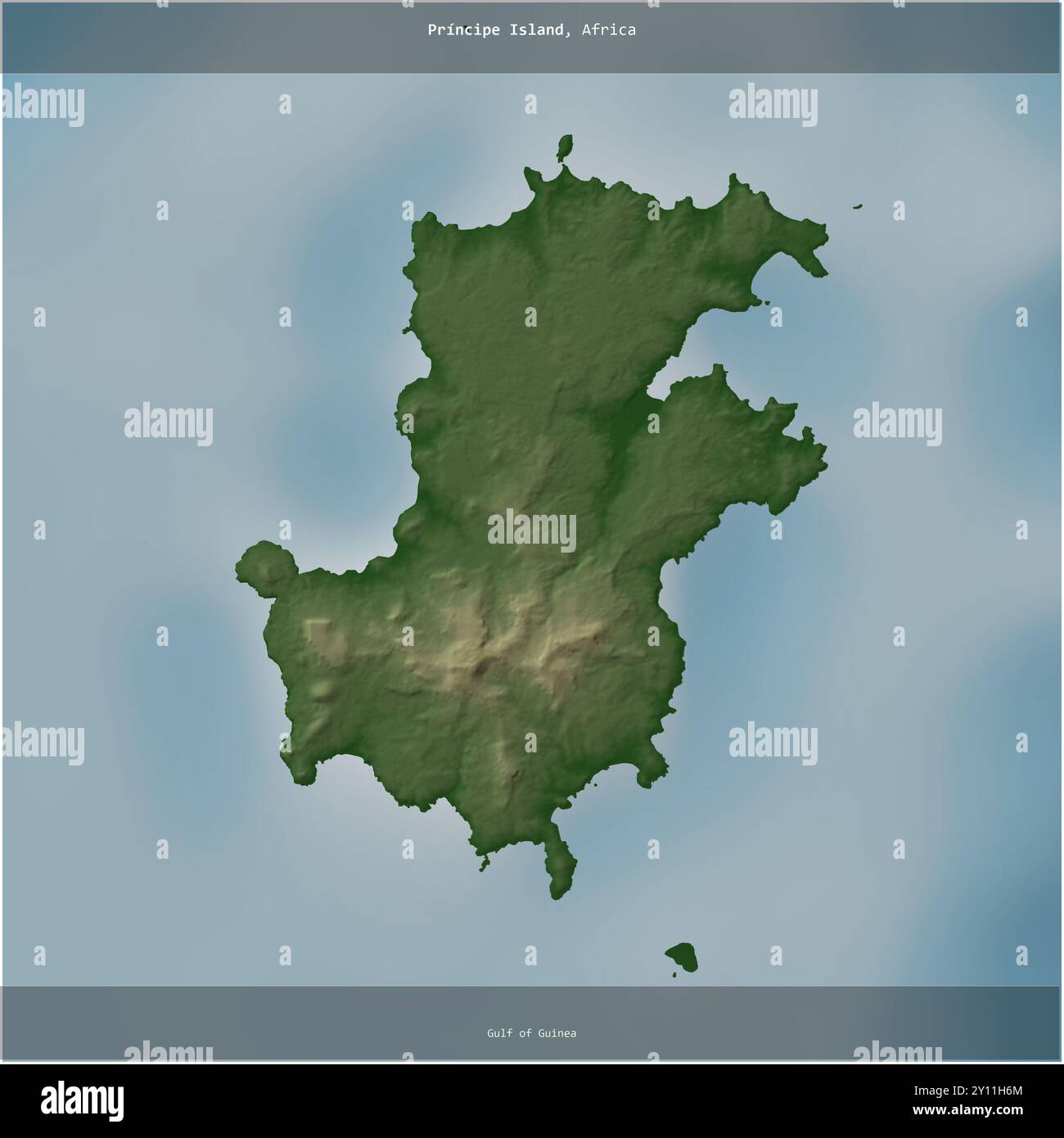 Principe Island in the Gulf of Guinea, belonging to Sao Tome and ...
