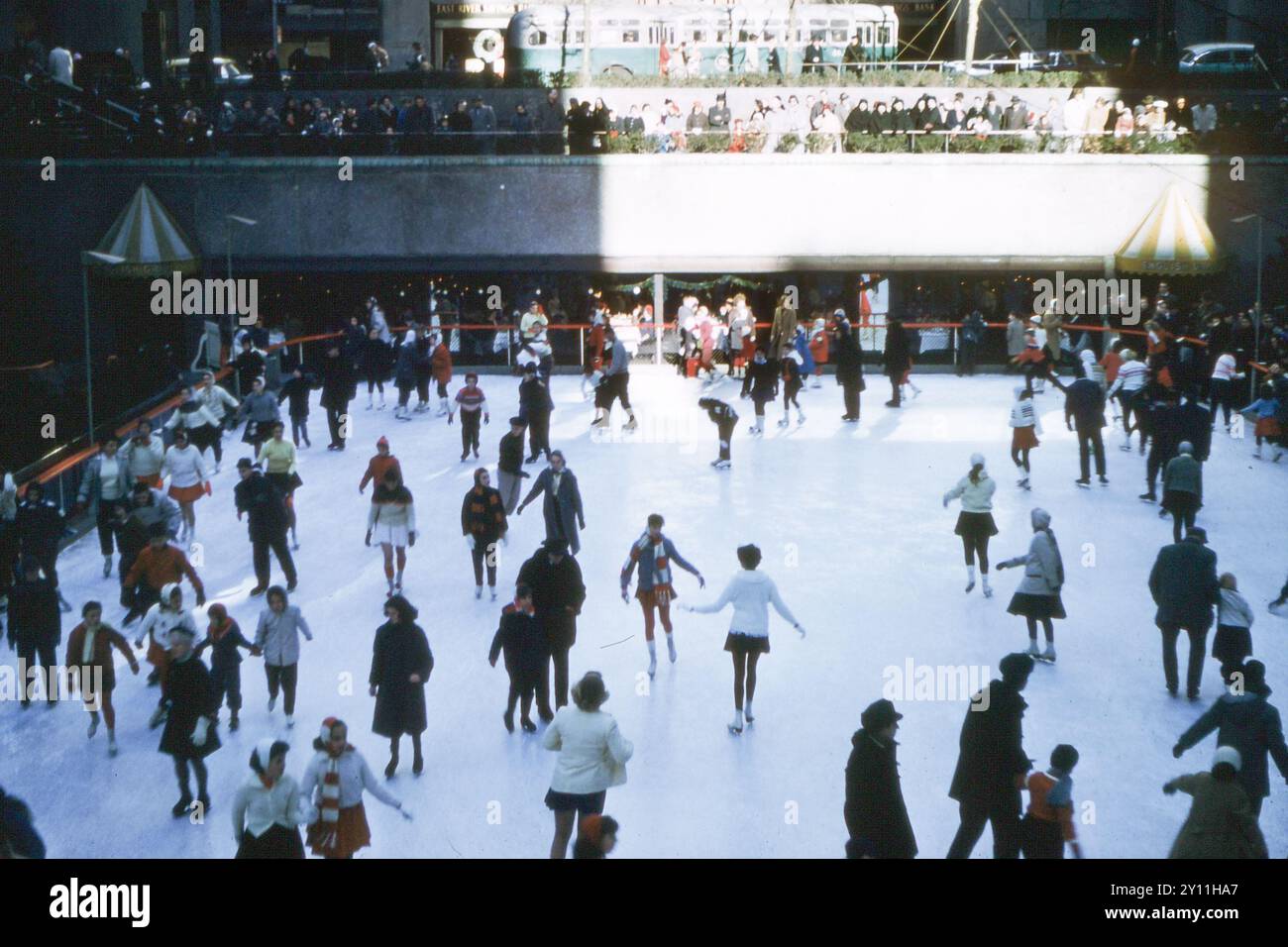 New York, New York - Circa 1959: A view of the famous Rockefeller ...