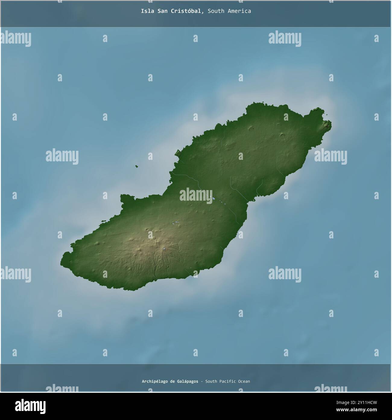 Isla San Cristobal in the South Pacific Ocean, belonging to Ecuador ...