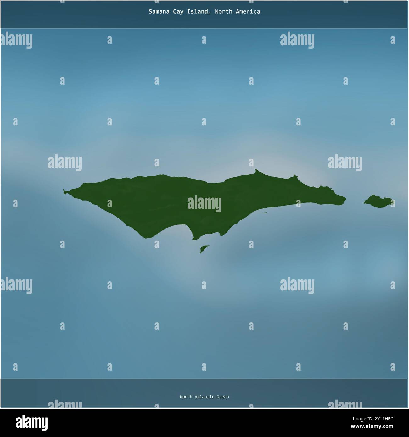 Samana cay map hi-res stock photography and images - Alamy