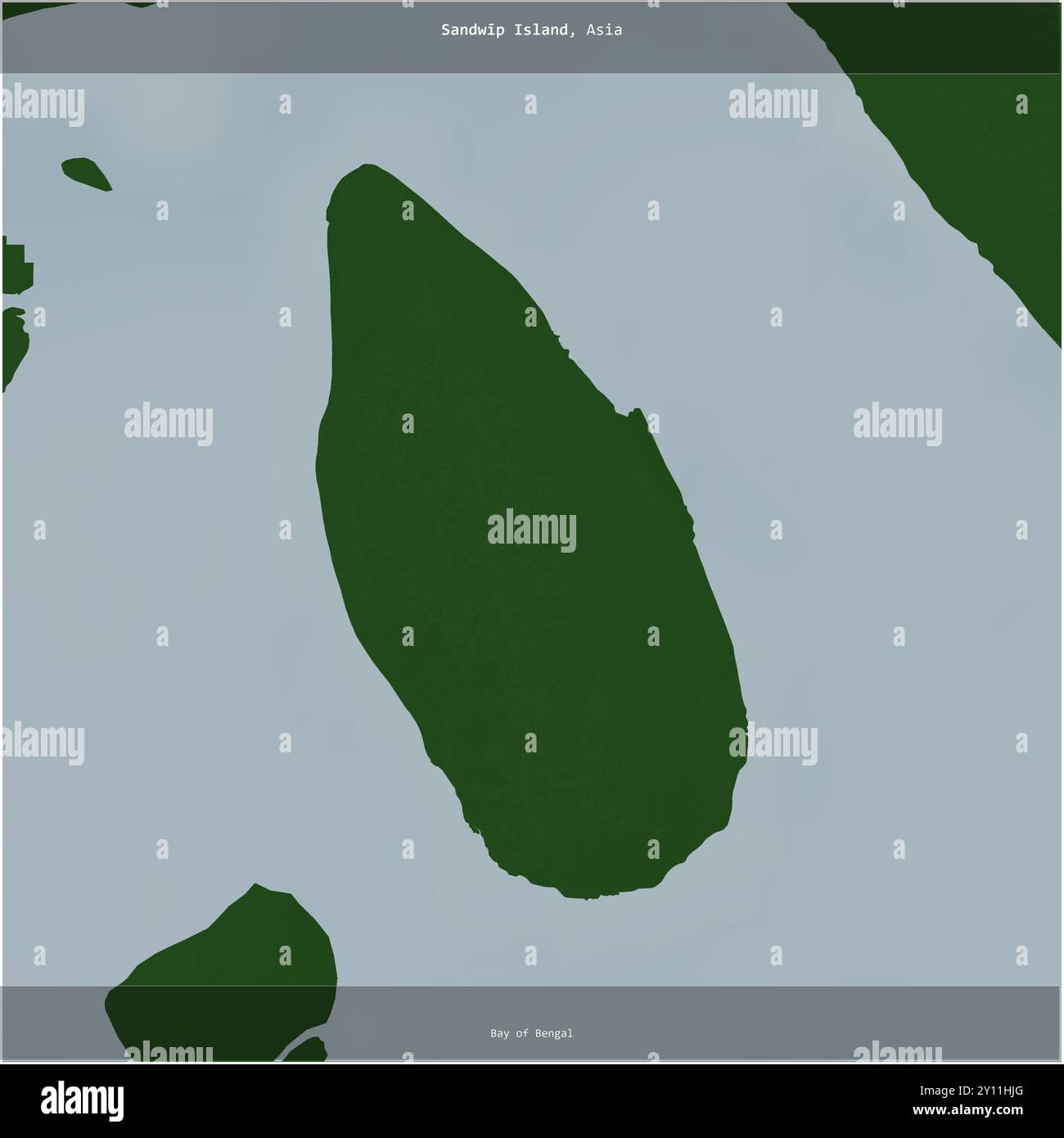 Bangladesh highlighted in map hi-res stock photography and images - Alamy