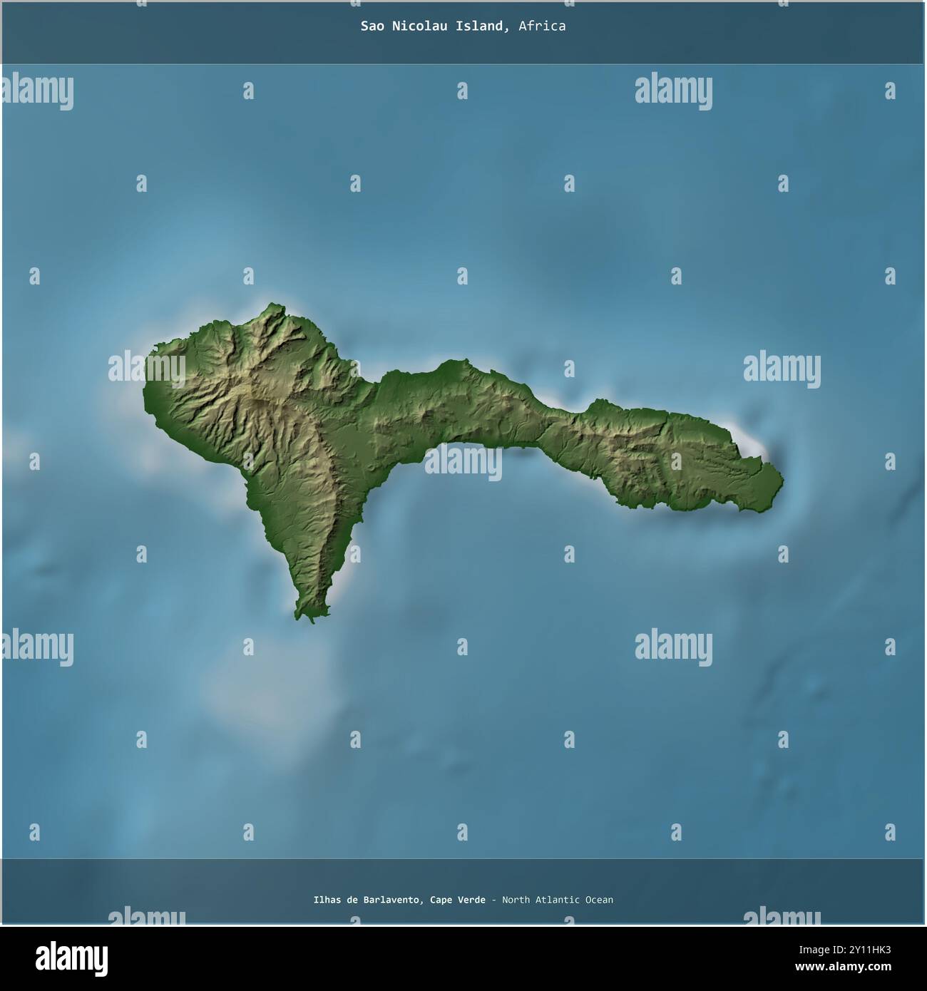 Sao Nicolau Island in the North Atlantic Ocean, belonging to Cape Verde ...