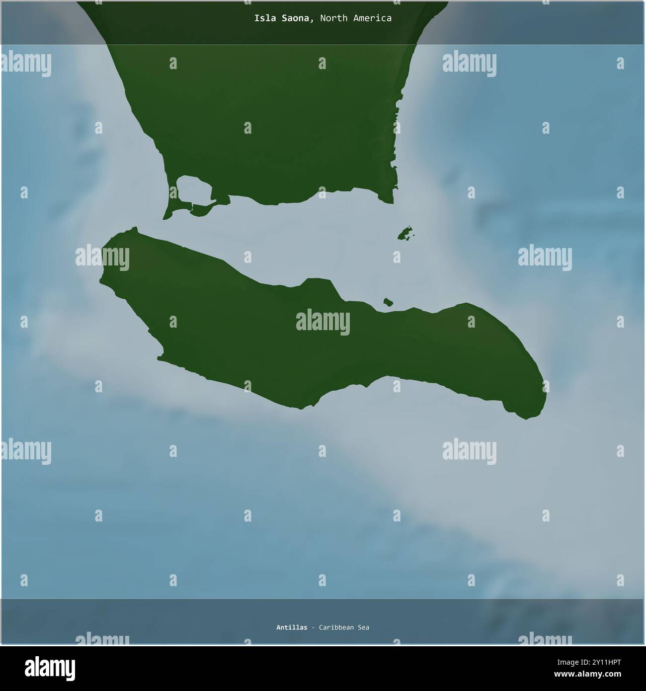 Isla Saona in the Caribbean Sea, belonging to Dominican Republic ...