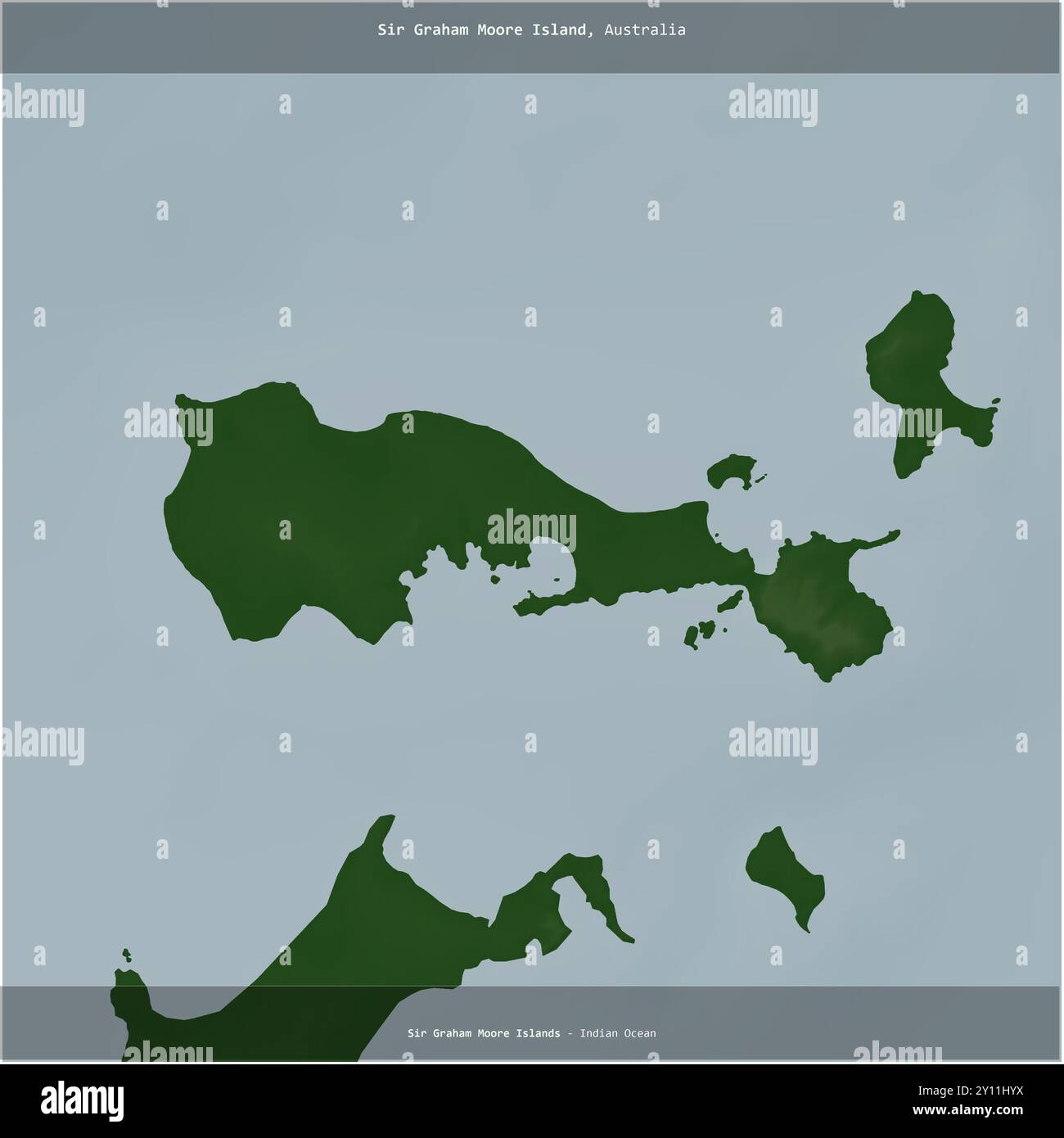 Sir Graham Moore Island in the Indian Ocean, belonging to Australia ...