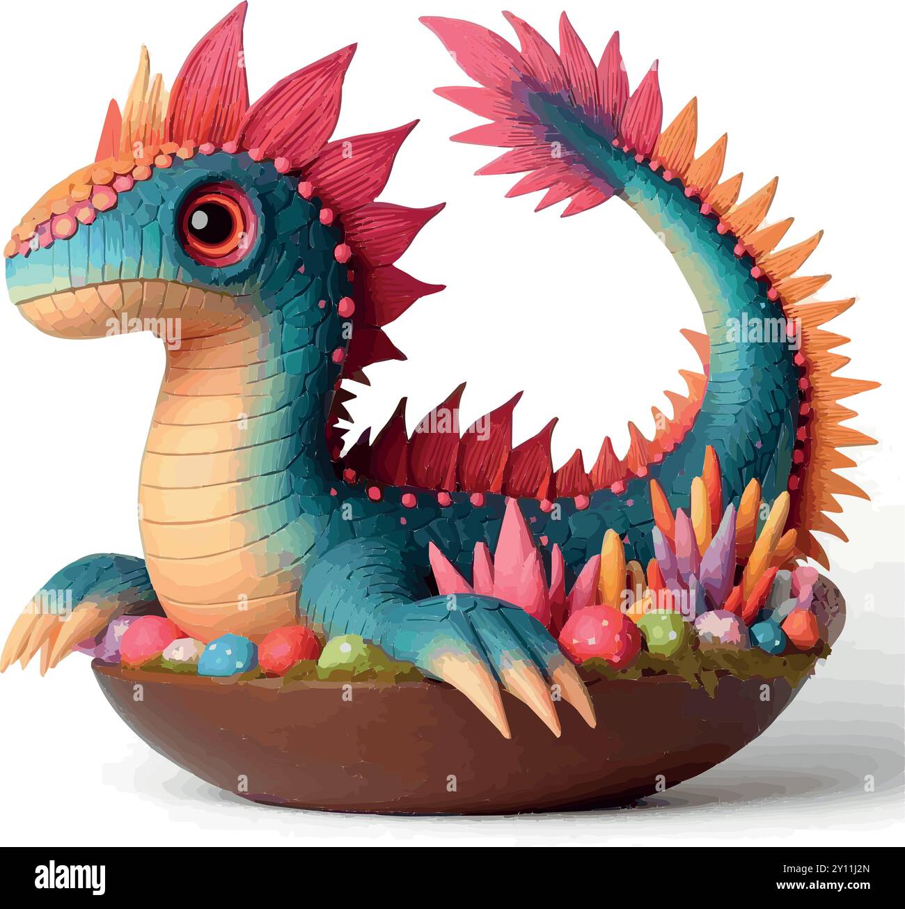 Mosasaurus template Stock Vector Images - Alamy