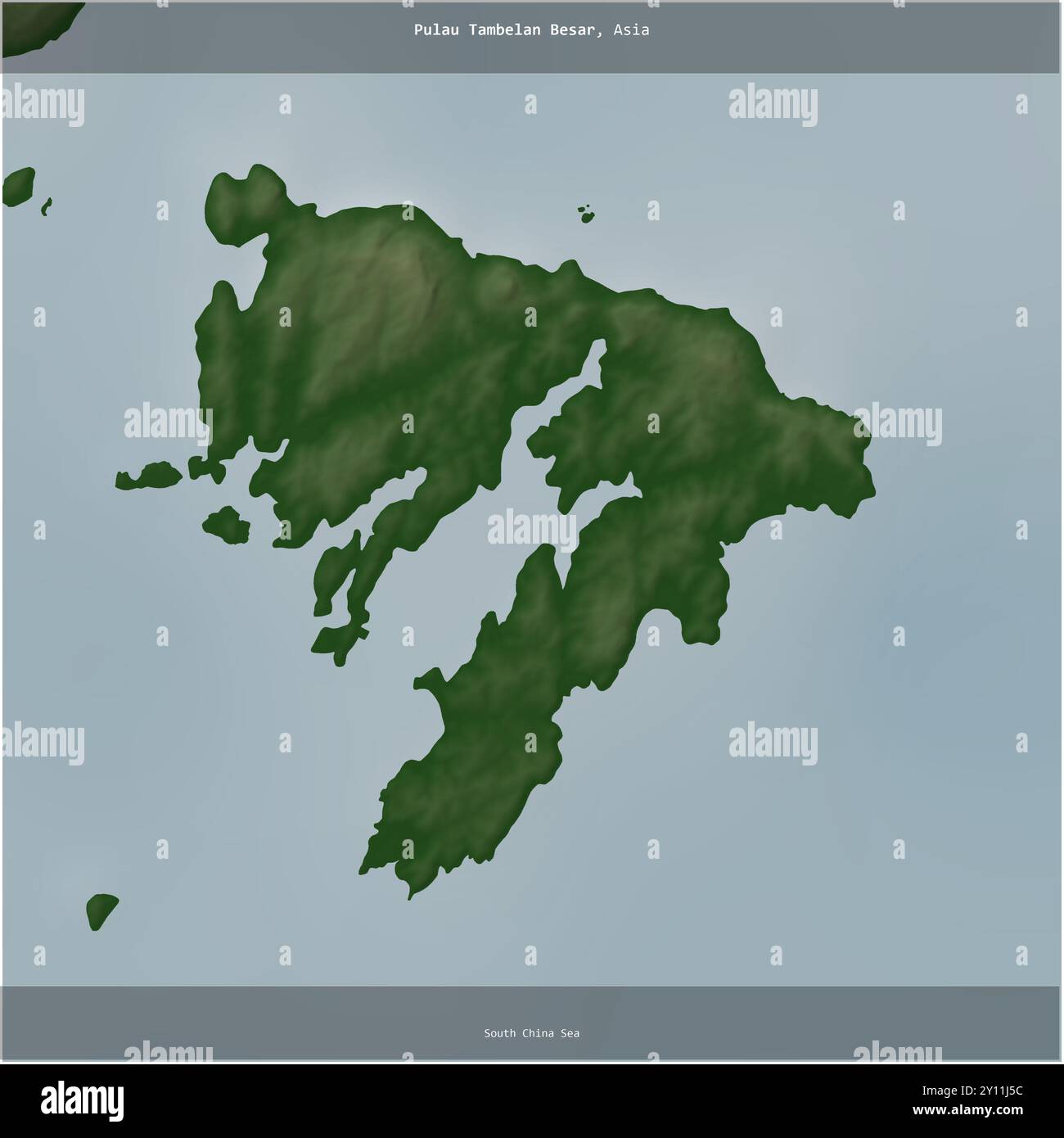 Pulau Tambelan Besar in the South China Sea, belonging to Indonesia ...