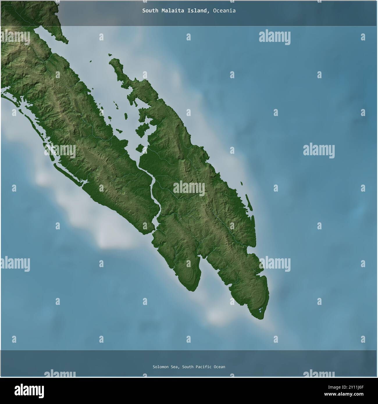 South Malaita Island in the Solomon Sea, belonging to Solomon Islands ...