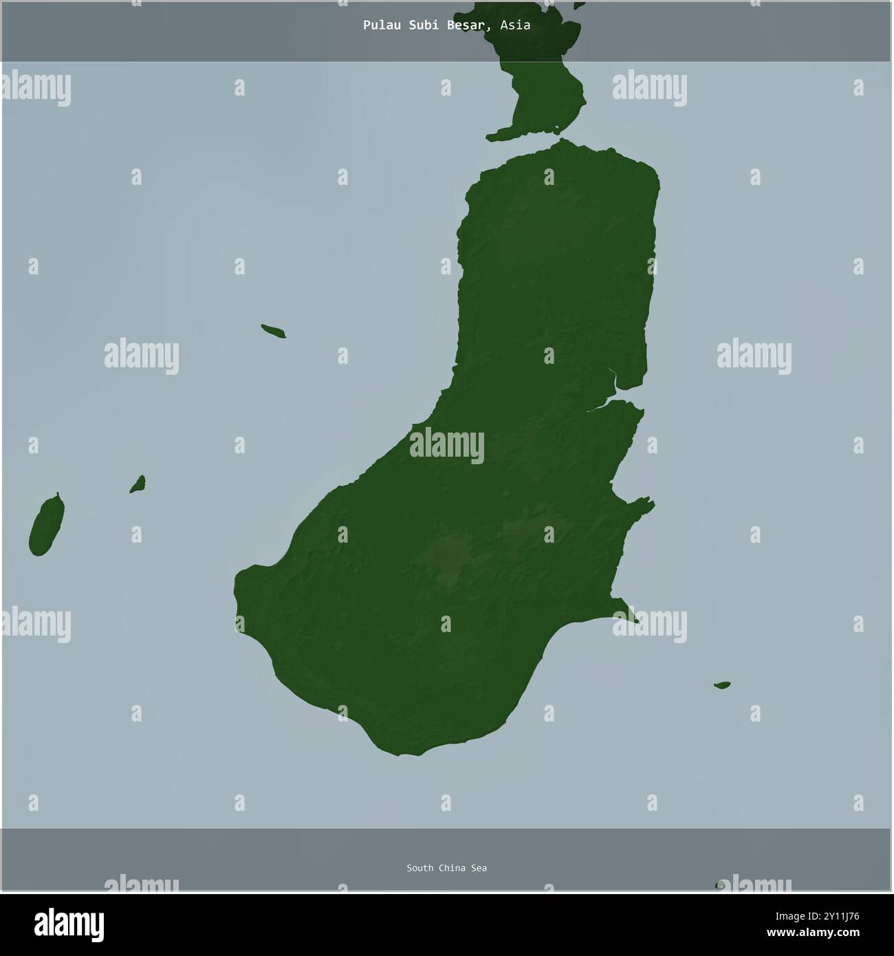 Pulau Subi Besar in the South China Sea, belonging to Indonesia ...