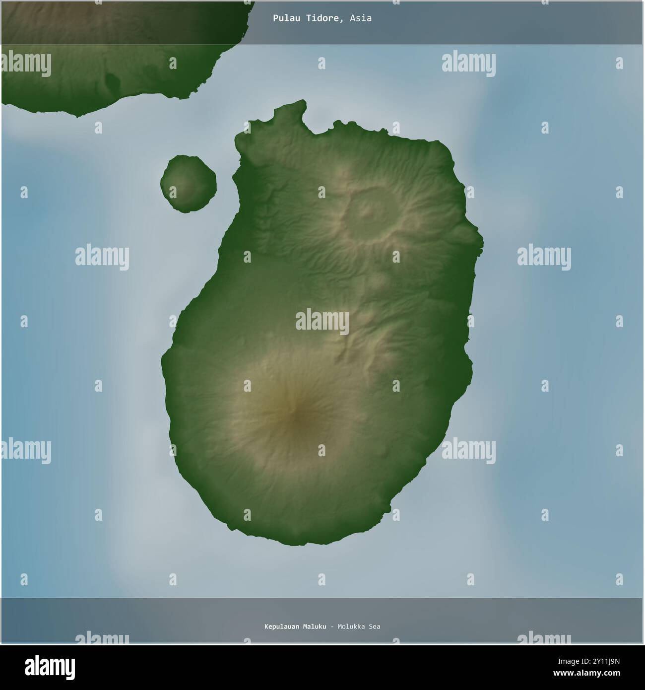 Map of tidore kepulauan hi-res stock photography and images - Alamy