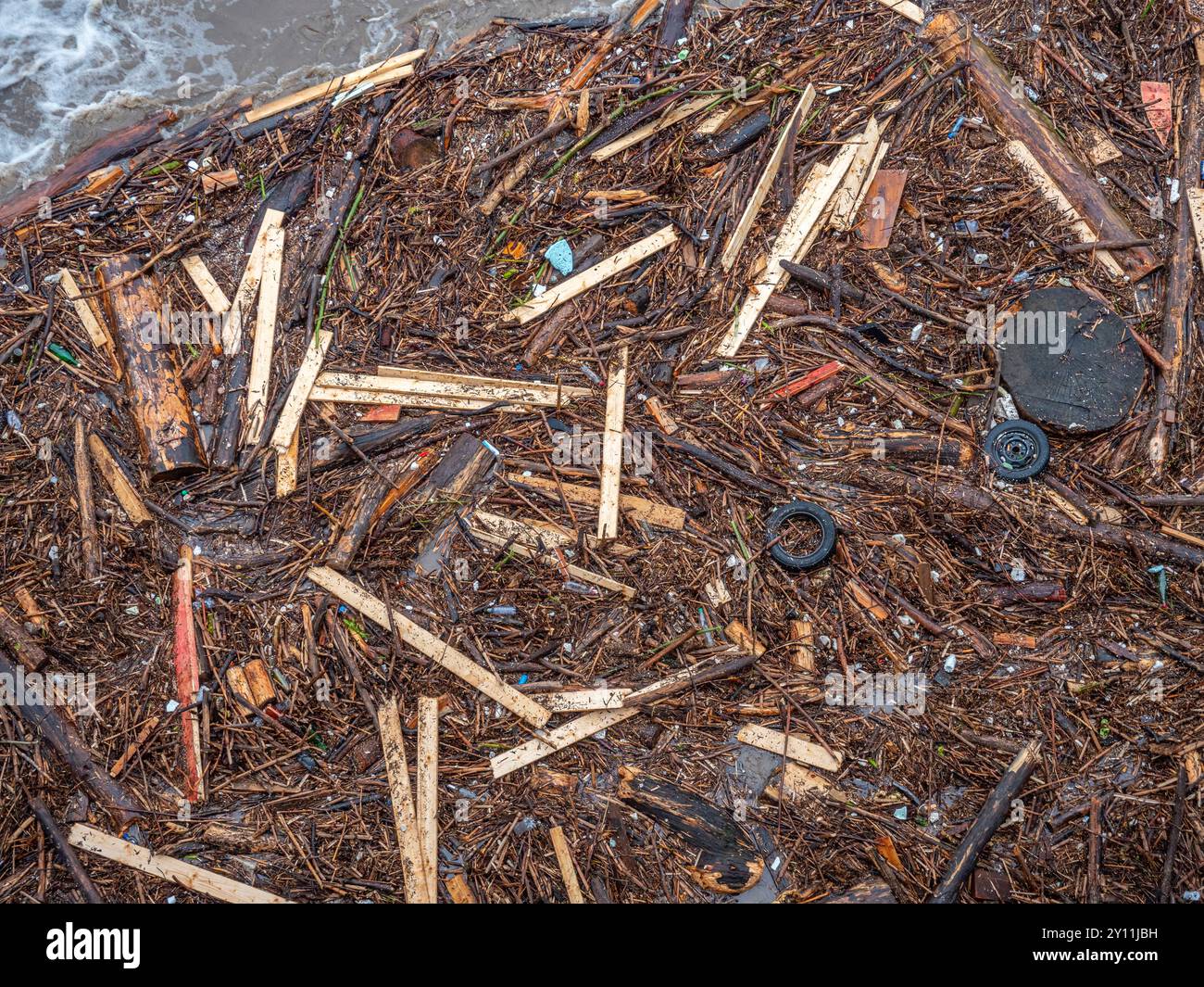Saar flood after heavy rainfall at whitsun 2024 hi-res stock ...