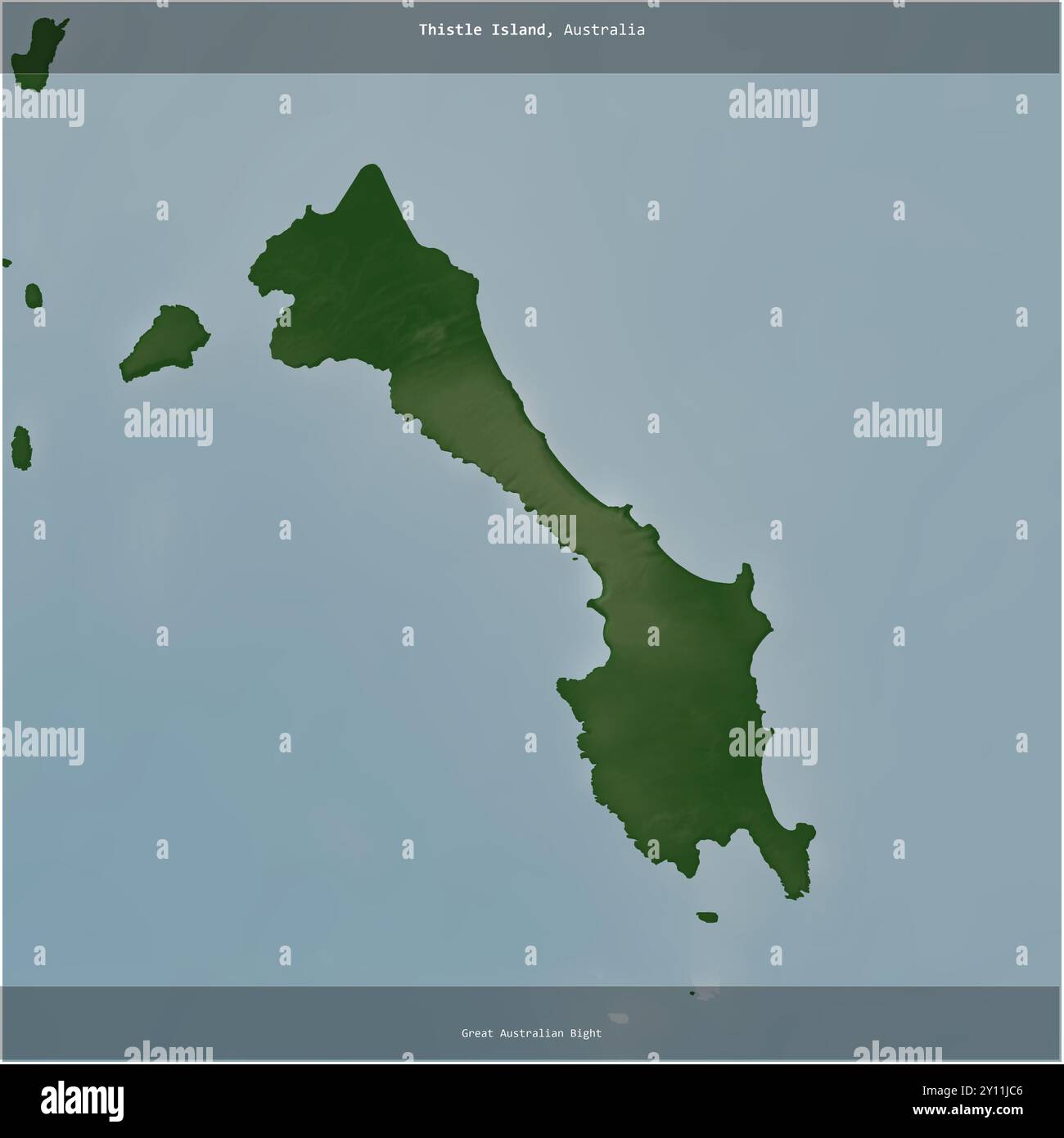 Thistle Island in the Great Australian Bight, belonging to Australia ...