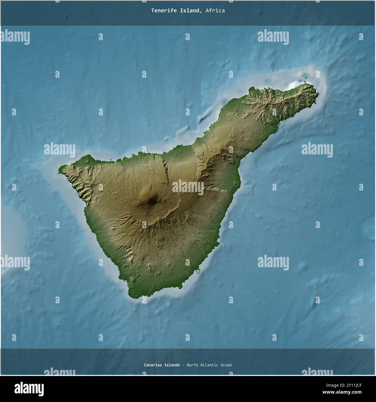 Tenerife Island in the North Atlantic Ocean, belonging to Spain ...
