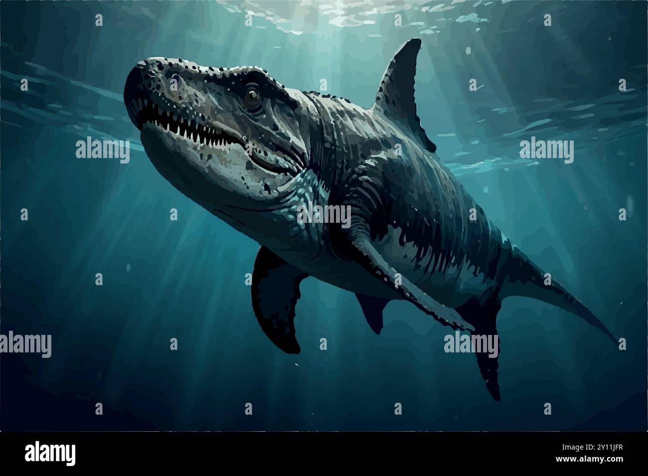 Mosasaurus: The Evolution and Adaptations of a Marine Giant Stock ...