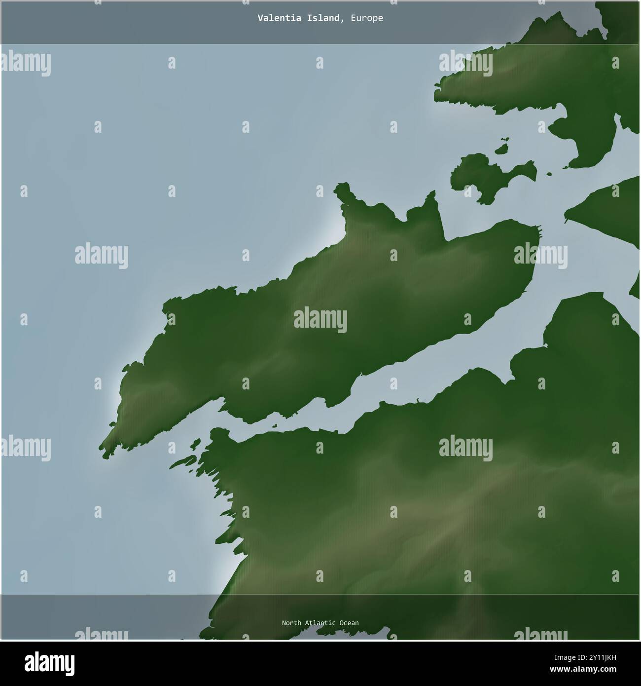 Valentia Island in the North Atlantic Ocean, belonging to Ireland ...