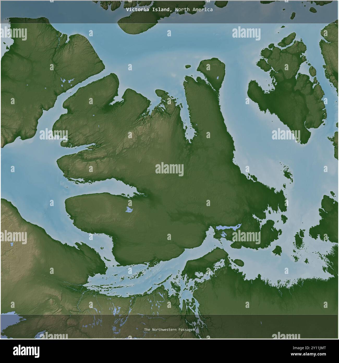 Victoria Island in the The Northwestern Passages, belonging to Canada ...