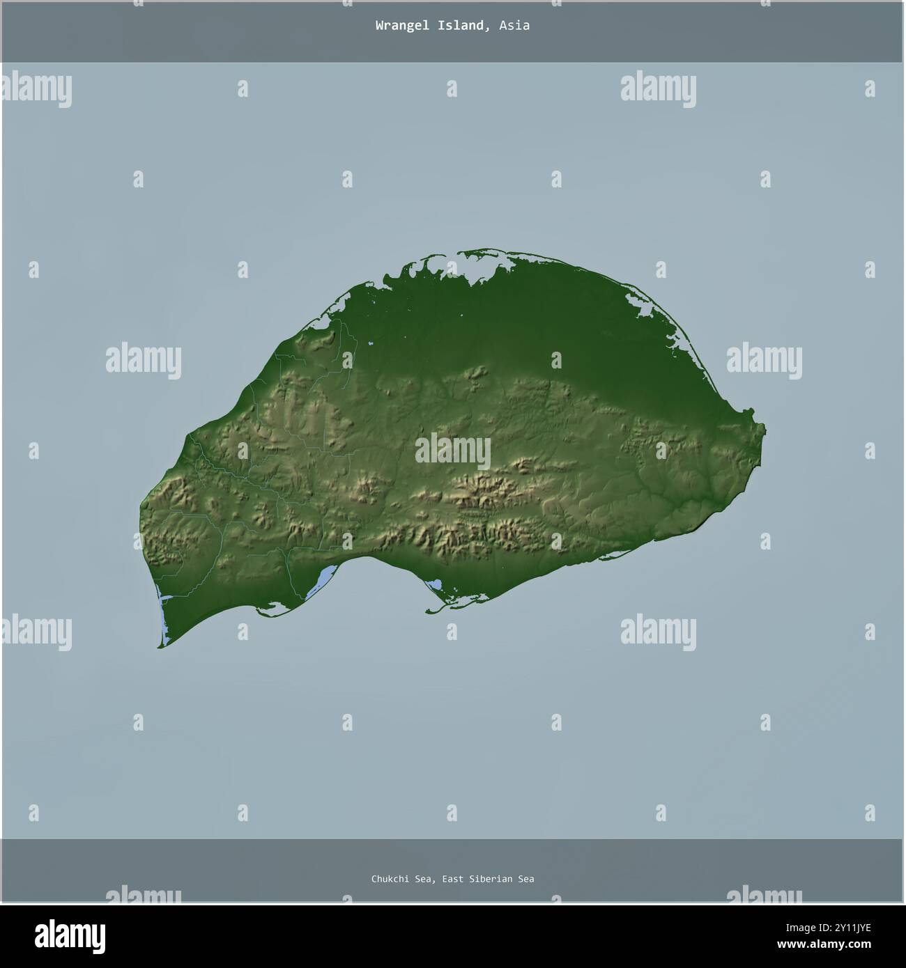 Wrangel Island Map