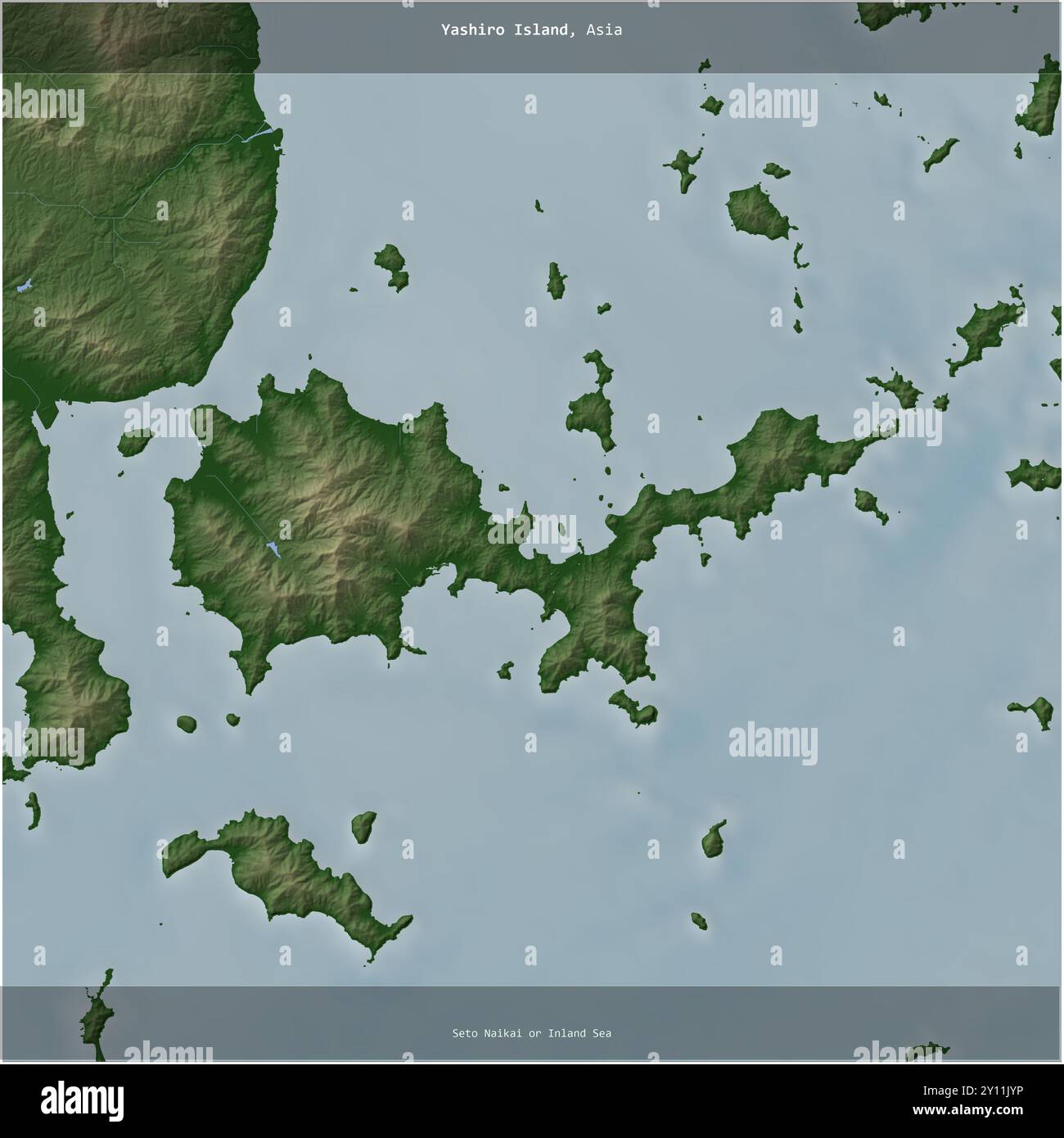 Yashiro Island in the Seto Naikai or Inland Sea, belonging to Japan ...