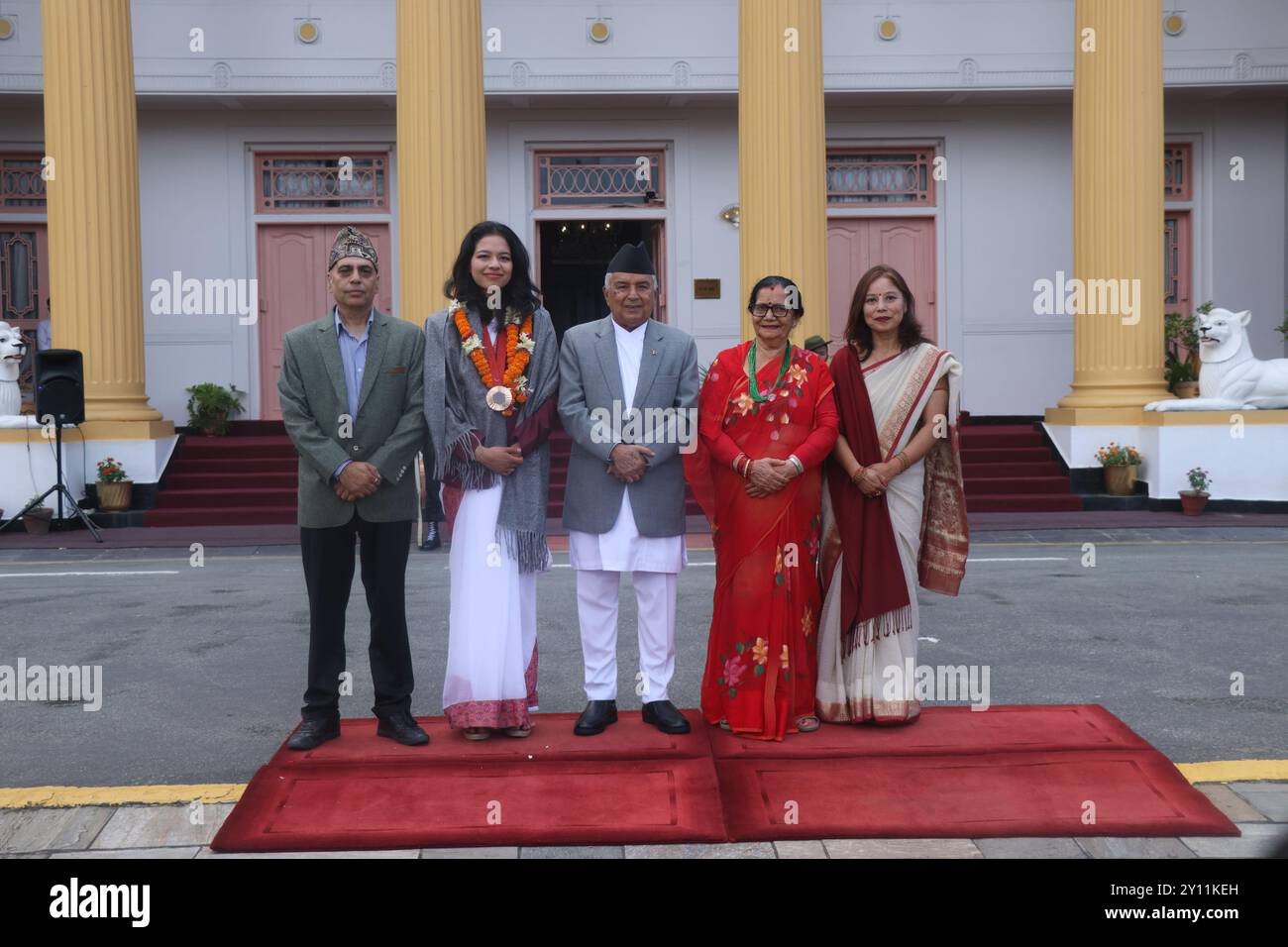 Kathmandu, Kathmandu, Nepal. 4th Sep, 2024. Nepali Paralympian Medalist ...