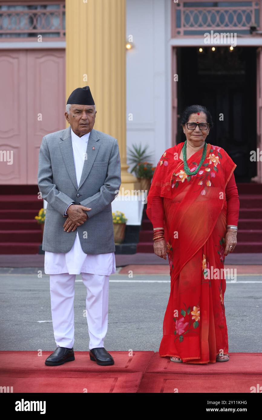 Kathmandu, Kathmandu, Nepal. 4th Sep, 2024. Nepal President Ram Chandra ...