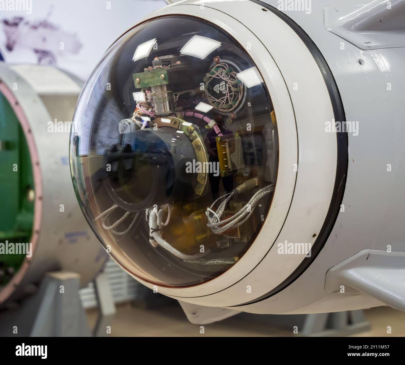 Dubna, Russia - August 22, 2023: Guidance system of the Kh-59M cruise ...