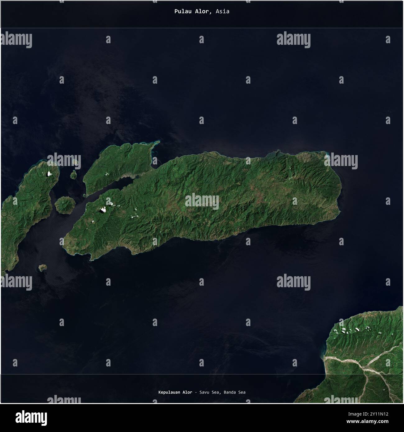 Alor island indonesia map hi-res stock photography and images - Alamy