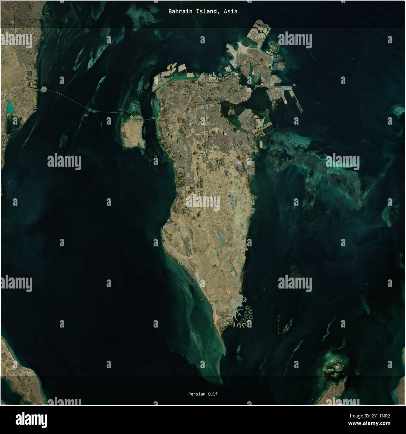Map satellite geography bahrain hi-res stock photography and images - Alamy